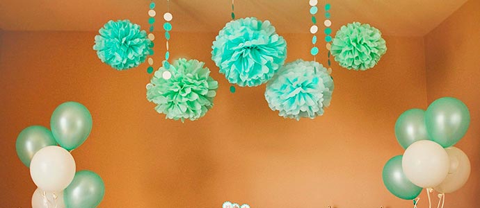 Decorar con pompones | Ideas de decoración con pompones | Decoración
